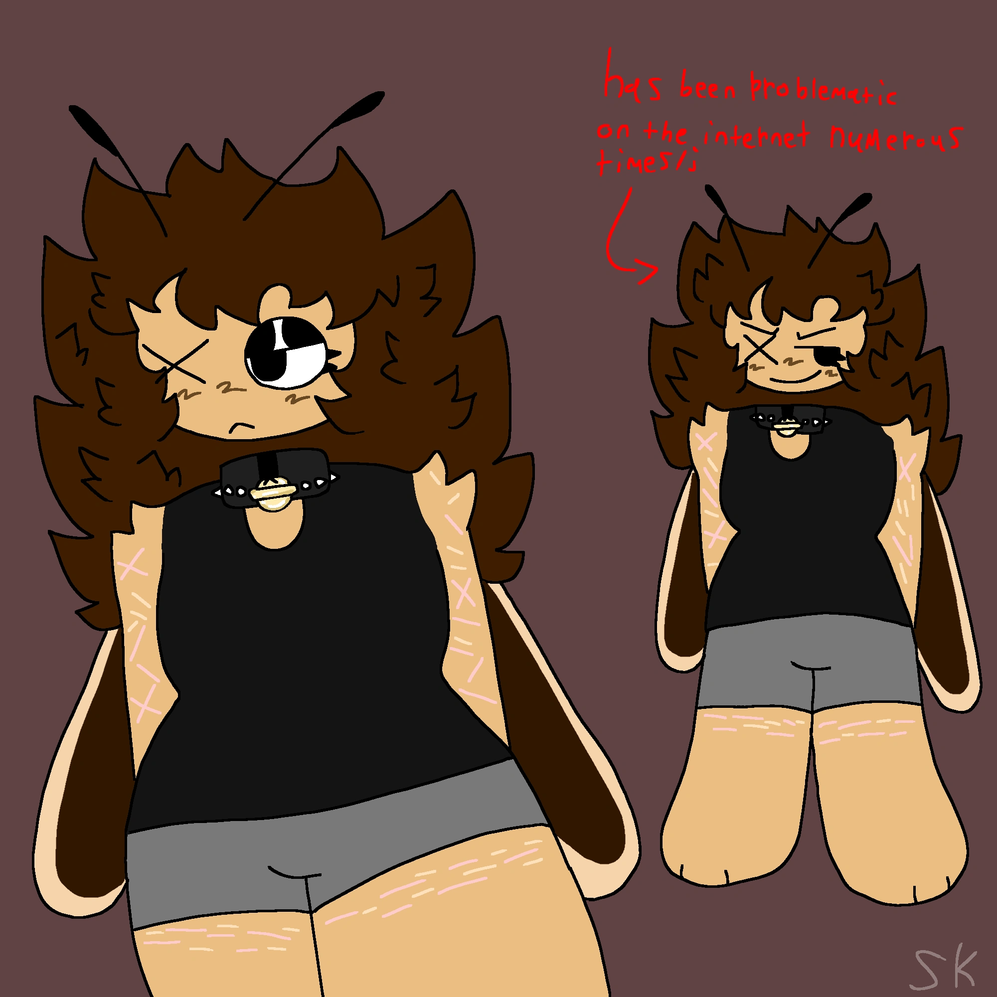 Phosphor cookie but human againg (cw: s/h scars) | Fandom