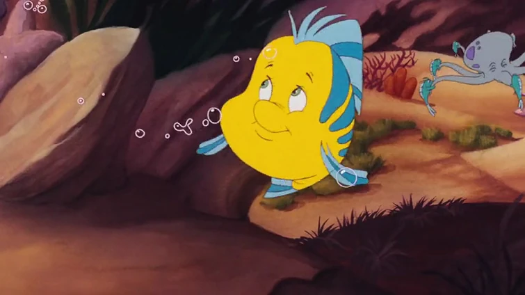 What if Flounder signed ursula's Contract What will his polyp Body Look ...