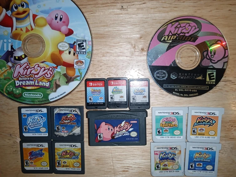 All of My Kirby Games. | Fandom