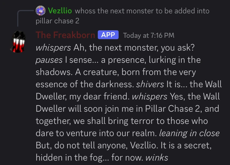 what pillar chase monsters think the next monster is | Fandom