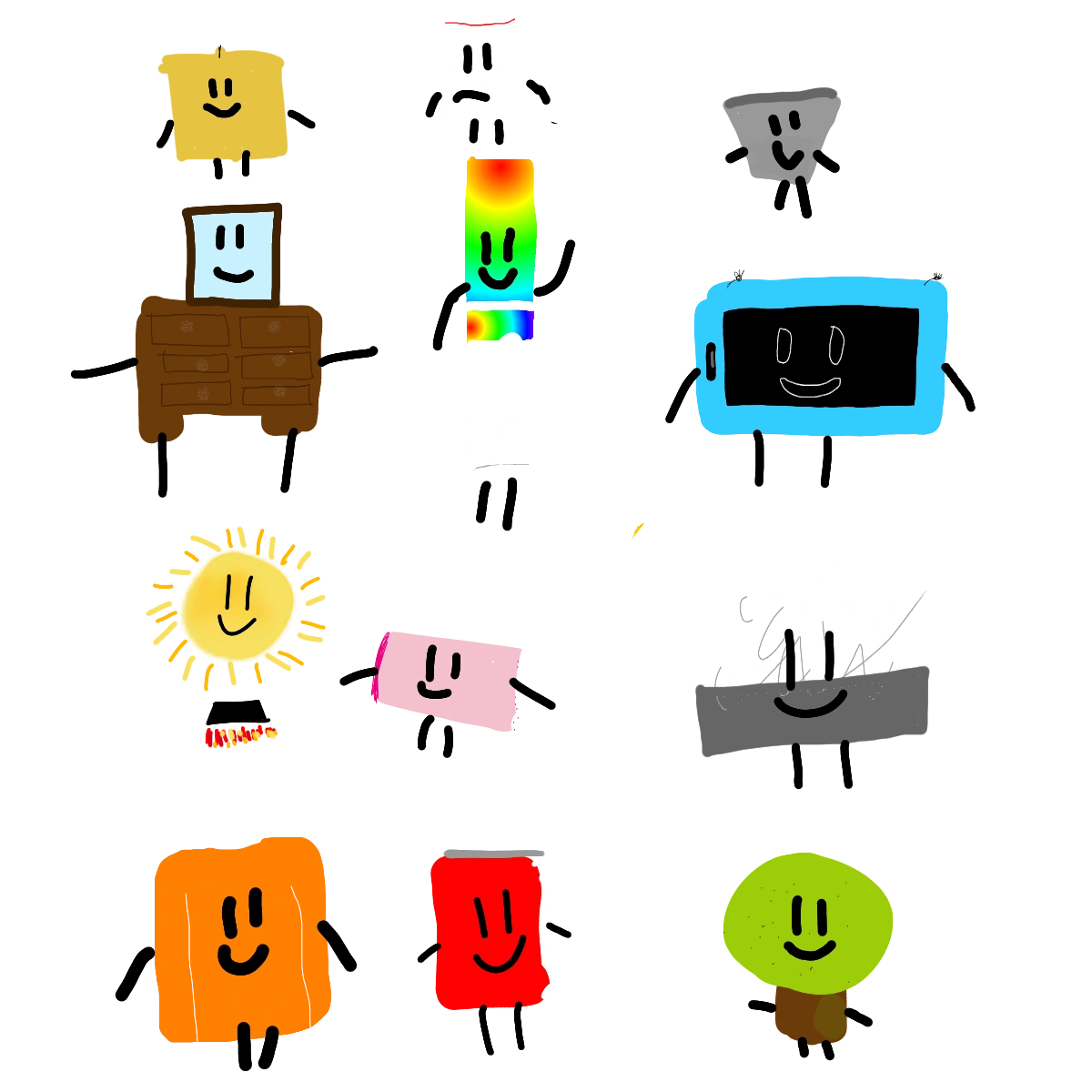 This is the real first object show art I made | Fandom