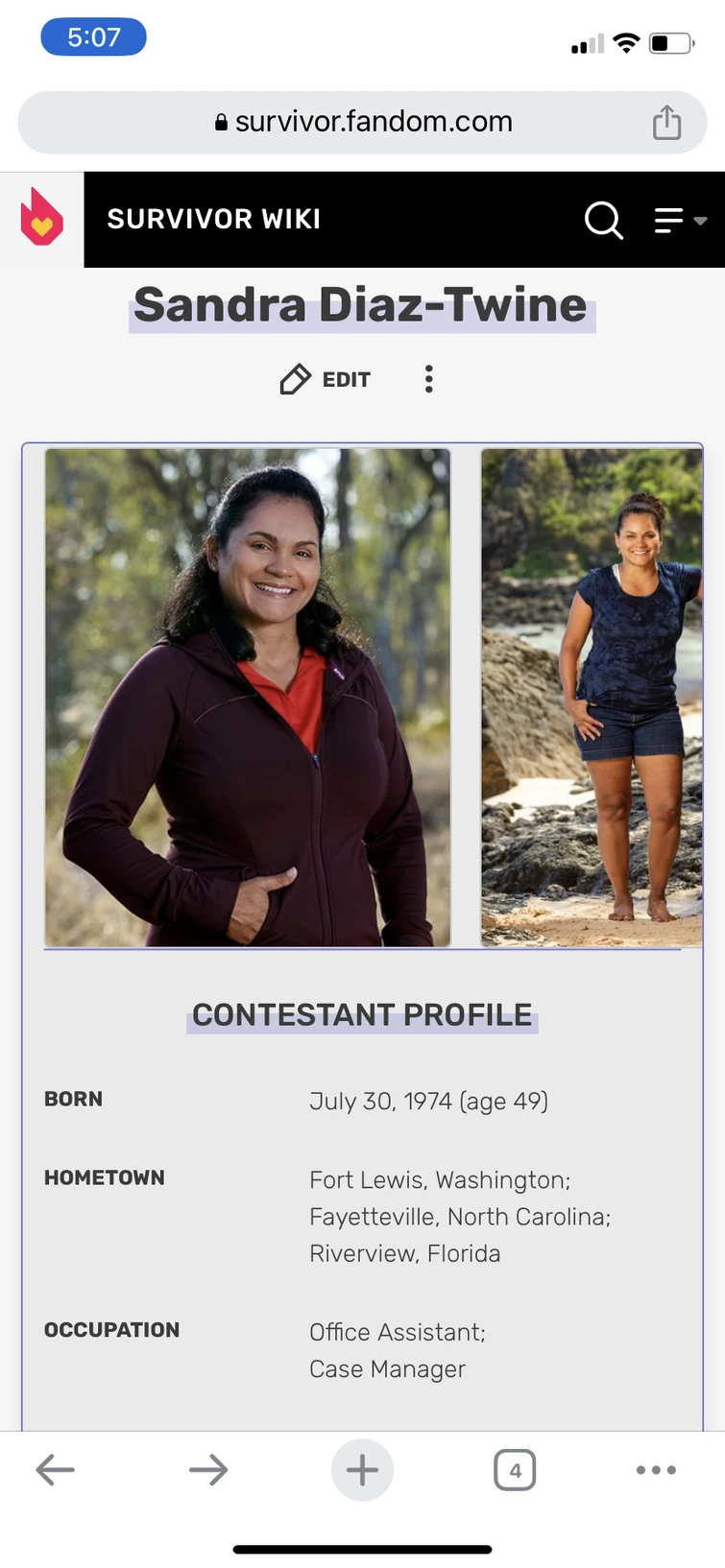 I don’t think Sandra is the queen of survivor | Fandom