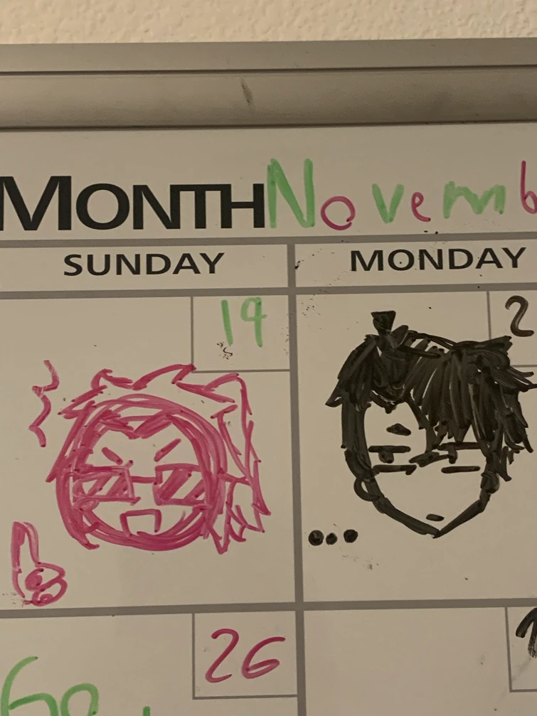 Levi on a whiteboard to save me and you guys from finale depression ...