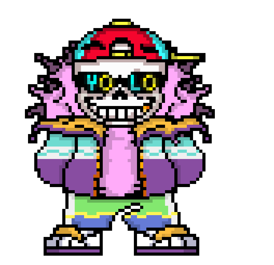 MY Fresh Sans Sprite I colored/made cuz I was bored | Fandom