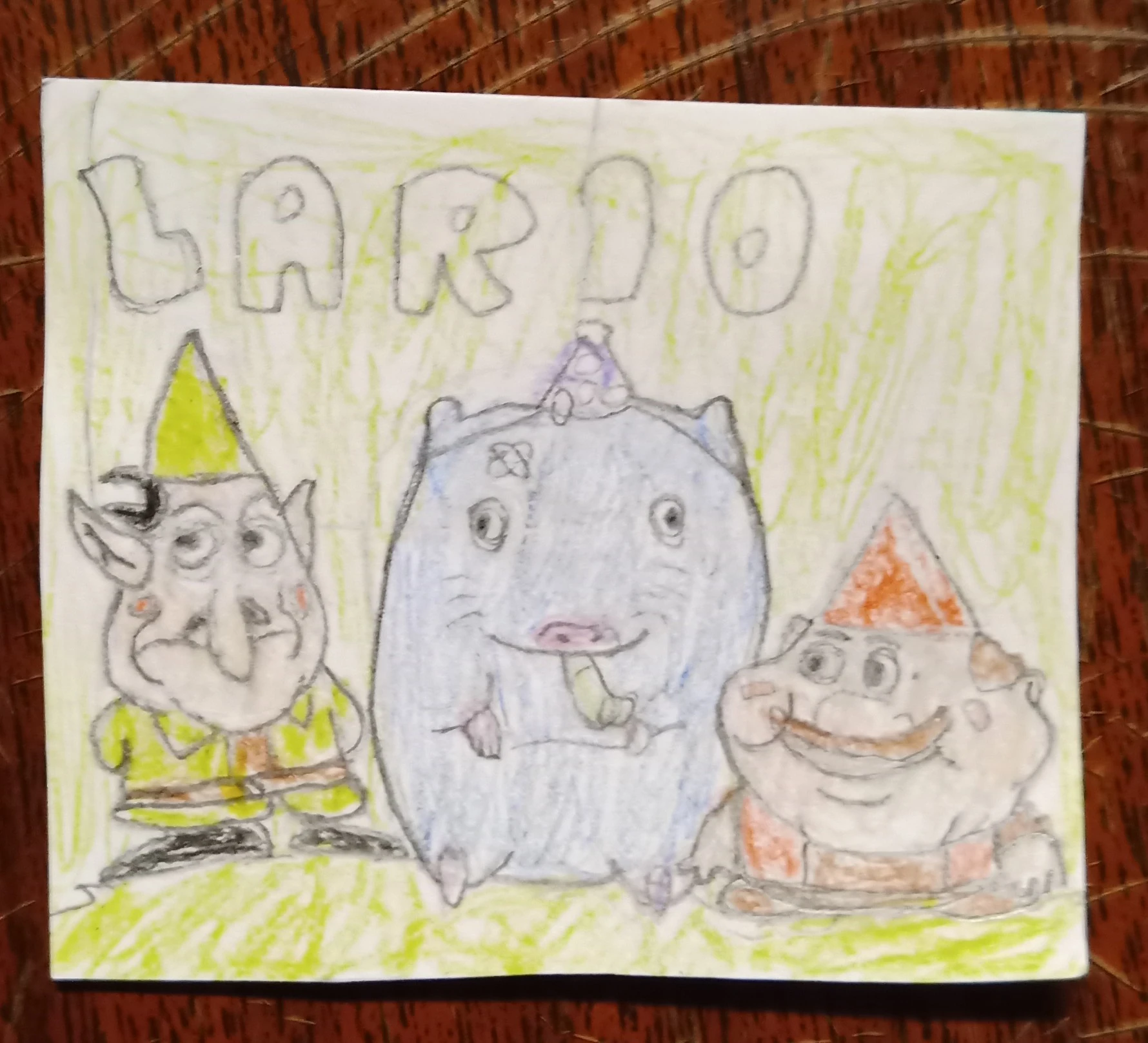 I drawed Lario yesterday | Fandom