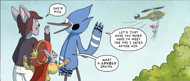 Mordecai never really helps himself does he? | Fandom