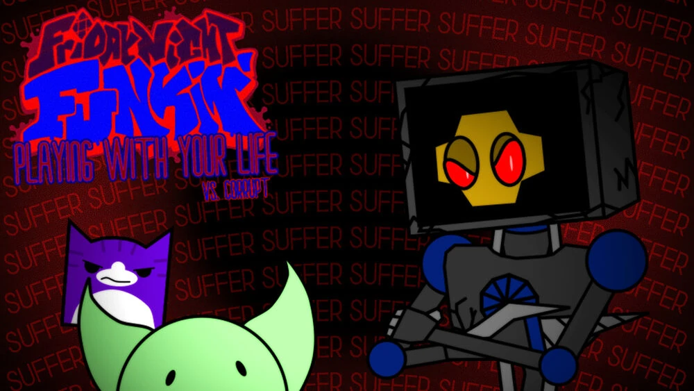 is the fnf mod "playing with your life" related to this aesthetic? | Fandom