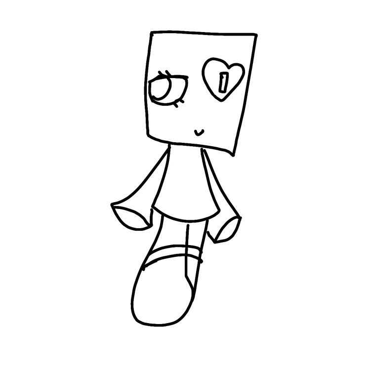 Sketch of one of my upcoming dw ocs named Doll the Diary!! | Fandom