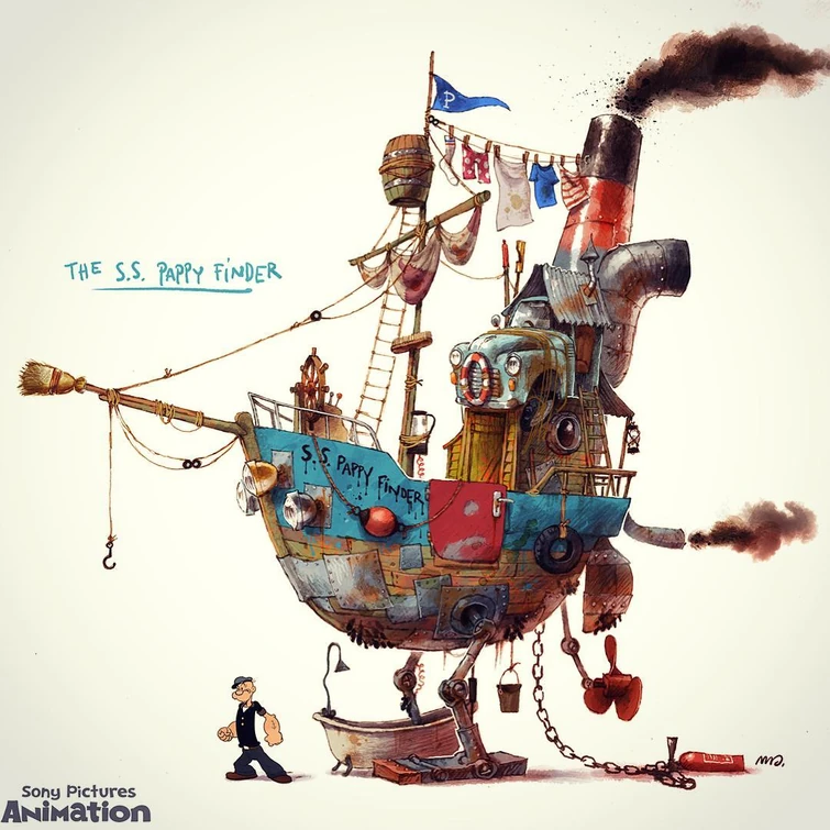 Popeye Concept art (part 2) | Fandom
