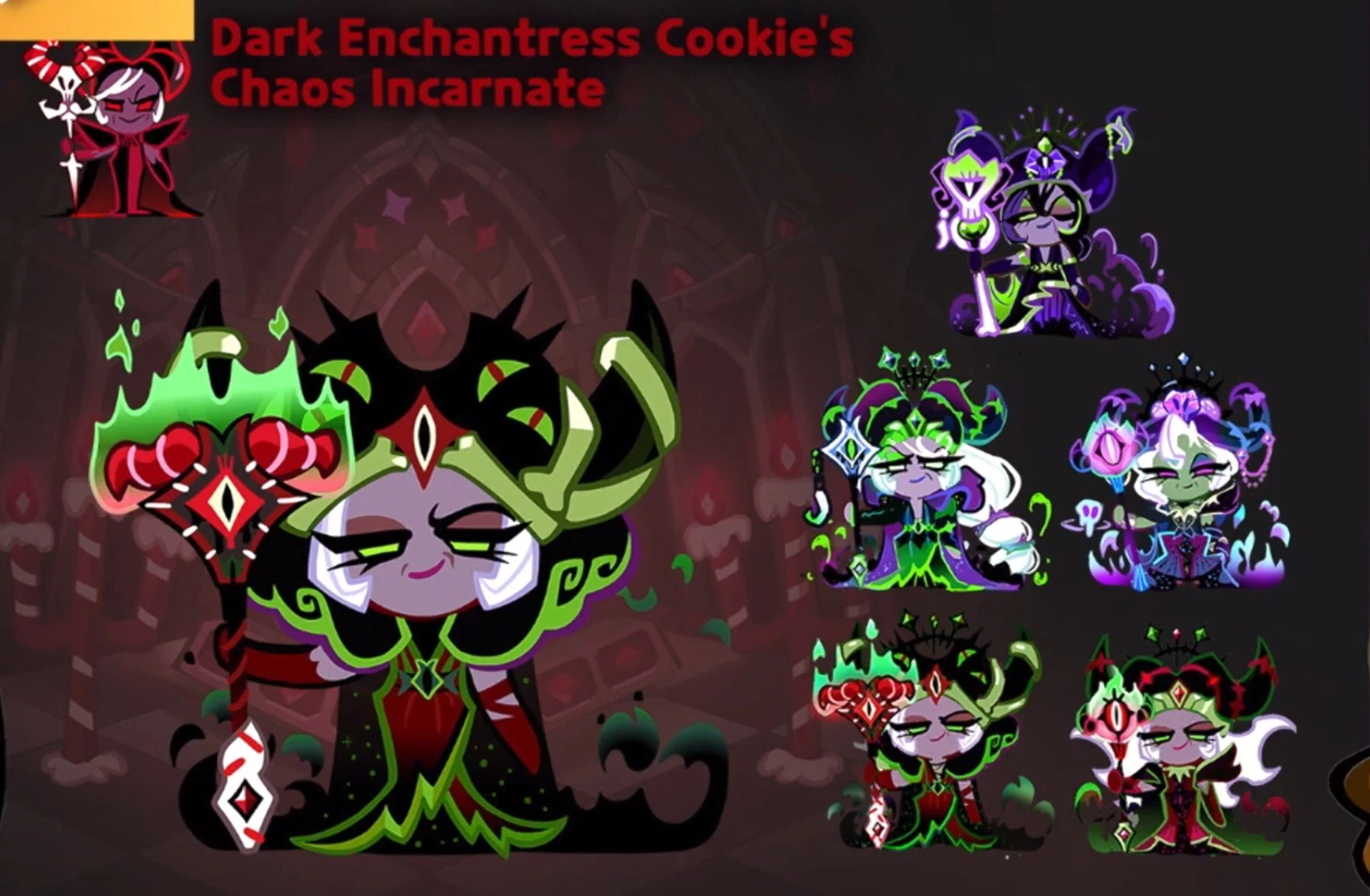 I found concept art of Dark Enchantress Cookie's Legendary costume ...