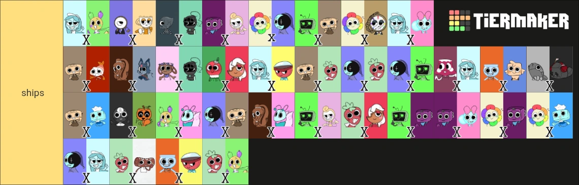 Ship tier list that will offend nobody | Fandom