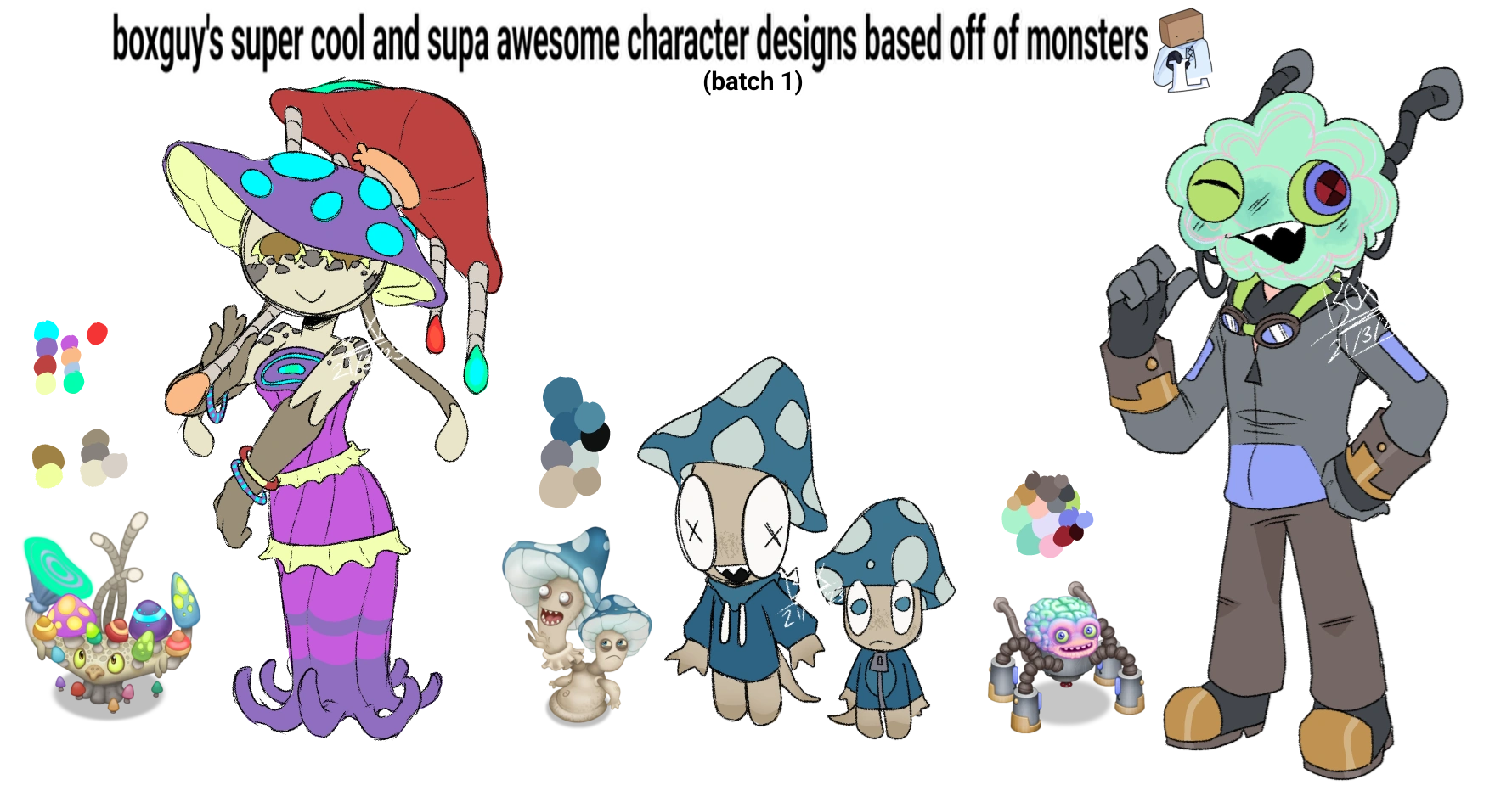 supa awsum charadter designs based off of monsters ( 1) | Fandom