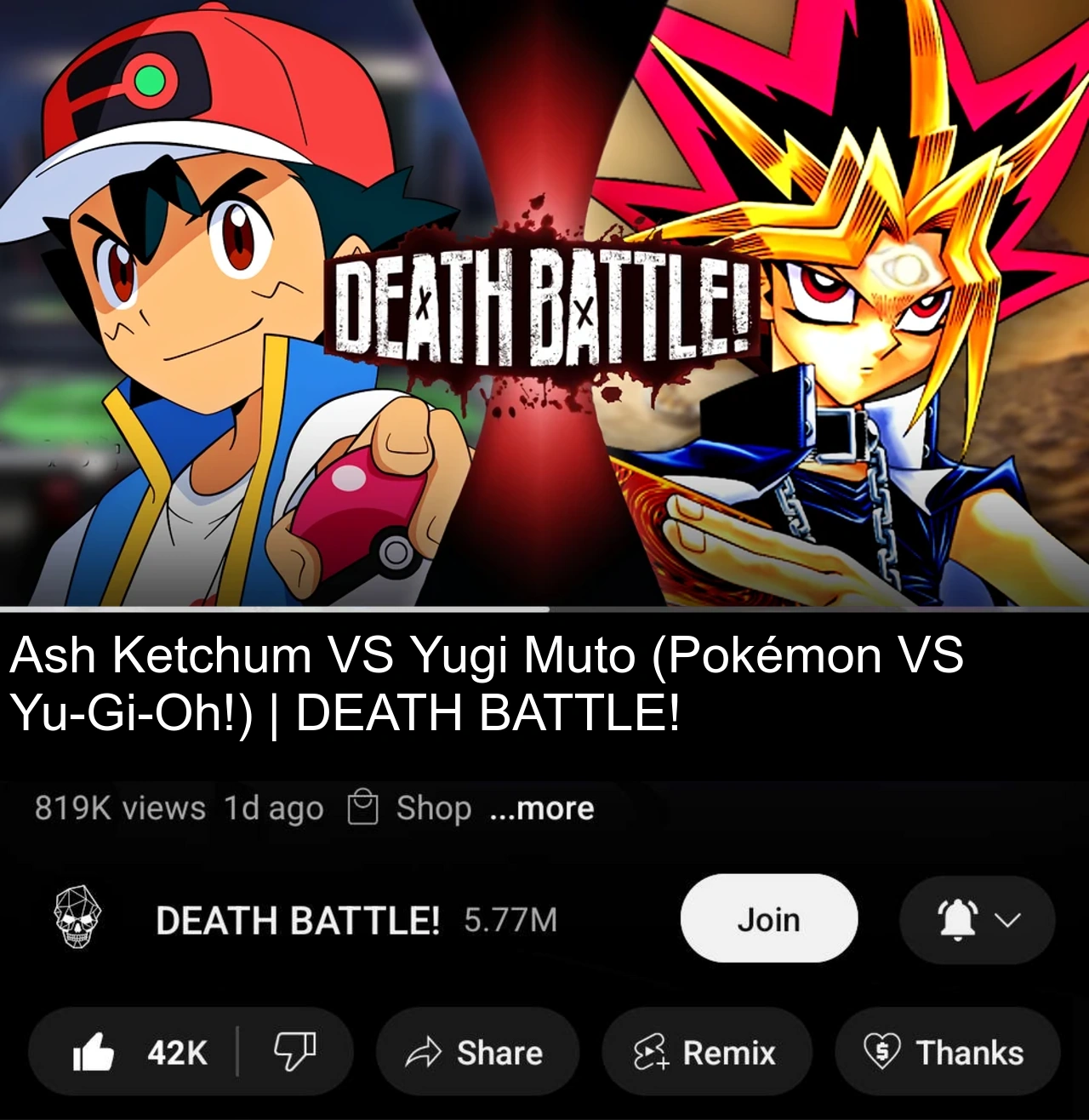 Official Video Mockup: Ash Ketchum VS Yugi Muto (Pokémon VS Yu-Gi-Oh ...