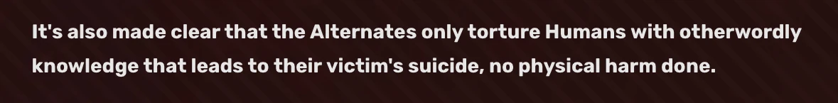 Why is this on the deconfirmed page for alternates | Fandom