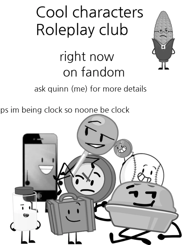 cool object characters rp club | Fandom
