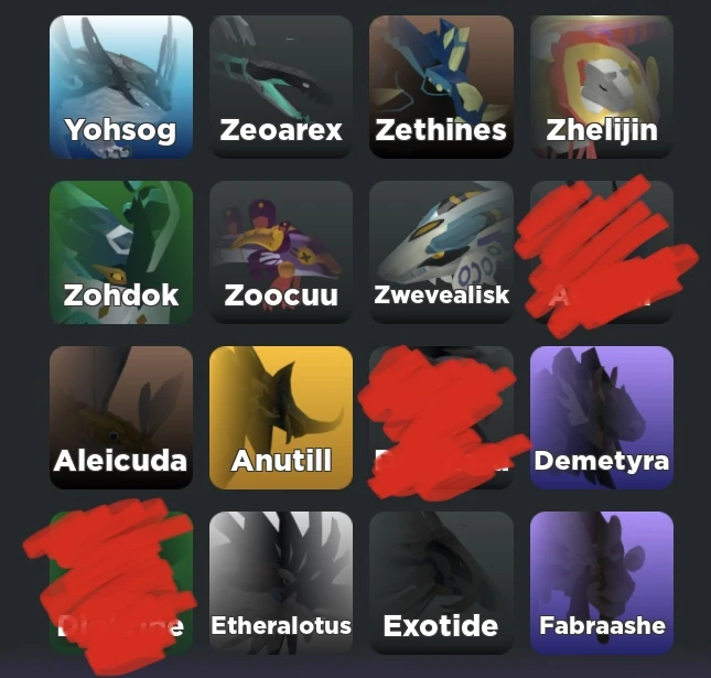 BUYING / TRADING FOR CREATURES I AM MISSING | Fandom