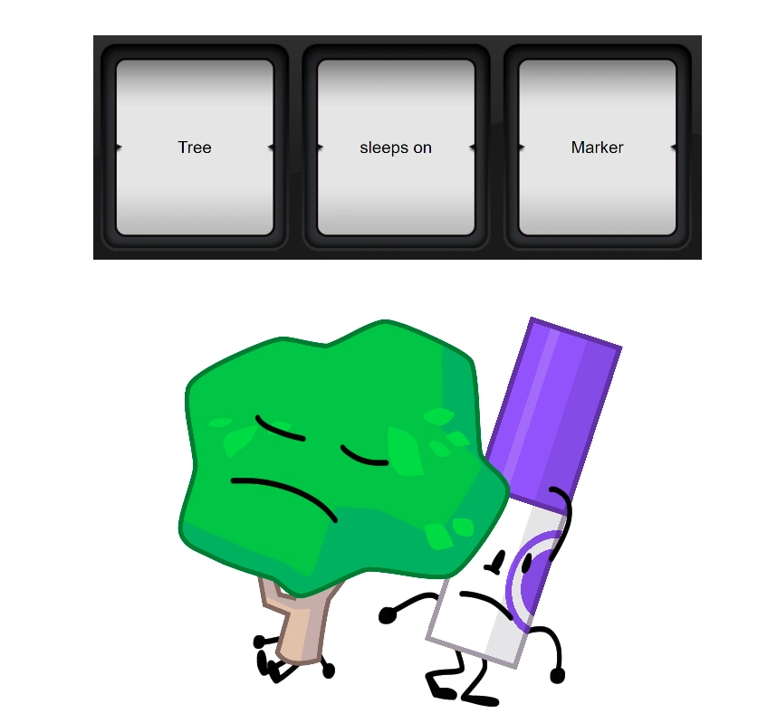 I did one of those BFDI Slot machine art things | Fandom