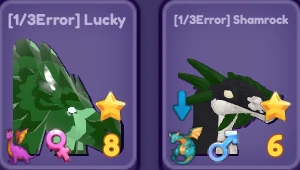 trading/selling 1/3 shamrock errors | Fandom