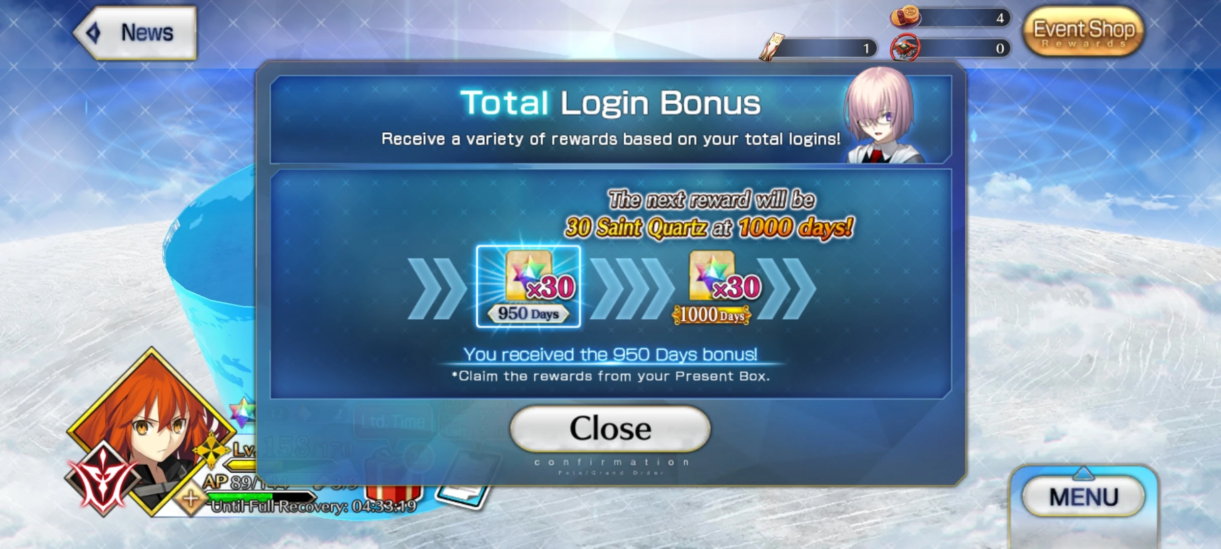 950 Days complete~ | Fandom