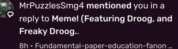 Meme! (Featuring Droog, and Freaky Droog. | Fandom