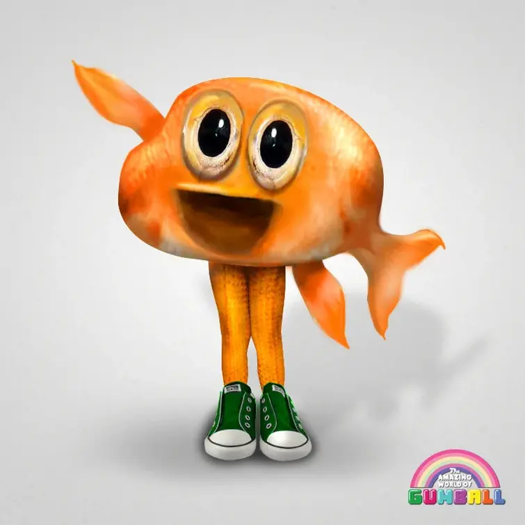 Dude, I sawed these realistic versions of gumball characters and I must ...