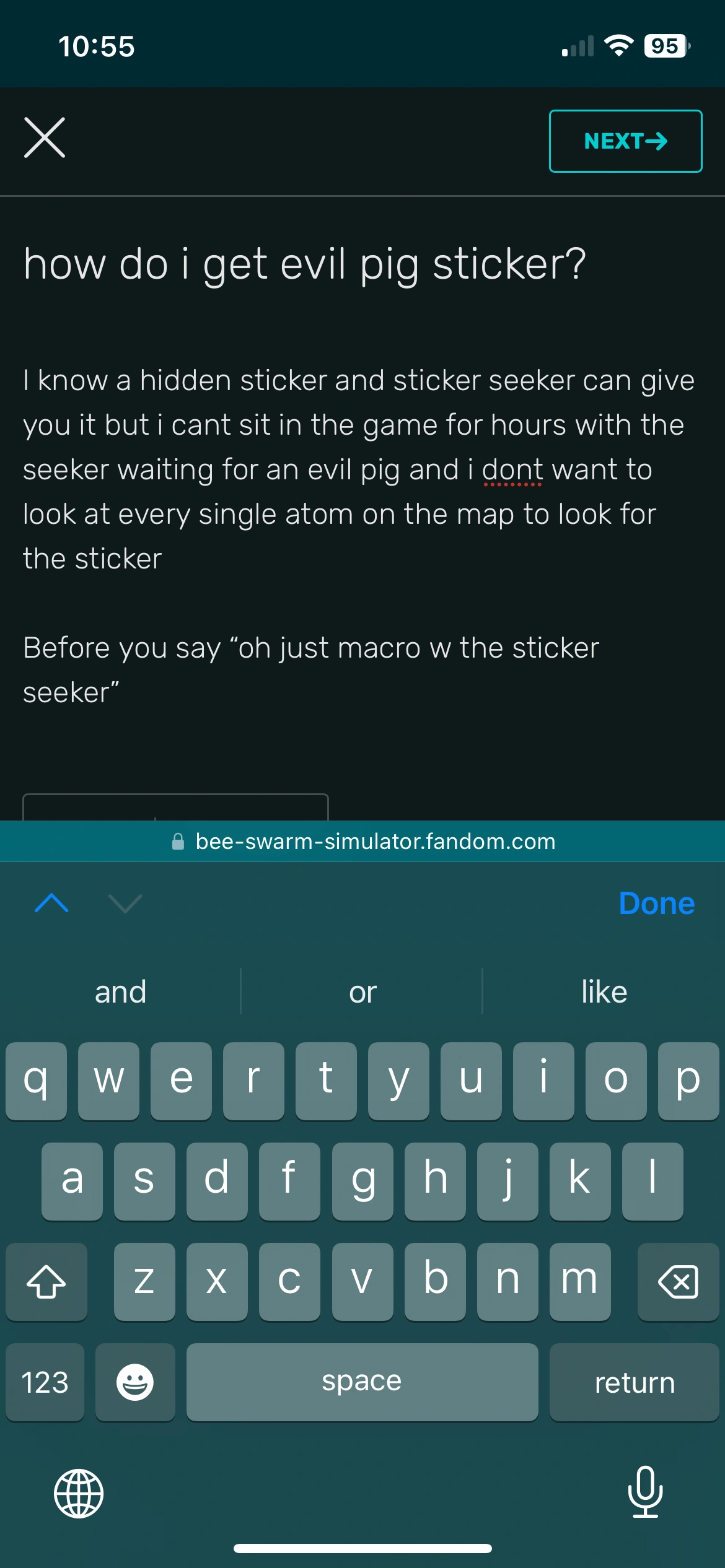 how do i get evil pig sticker? | Fandom