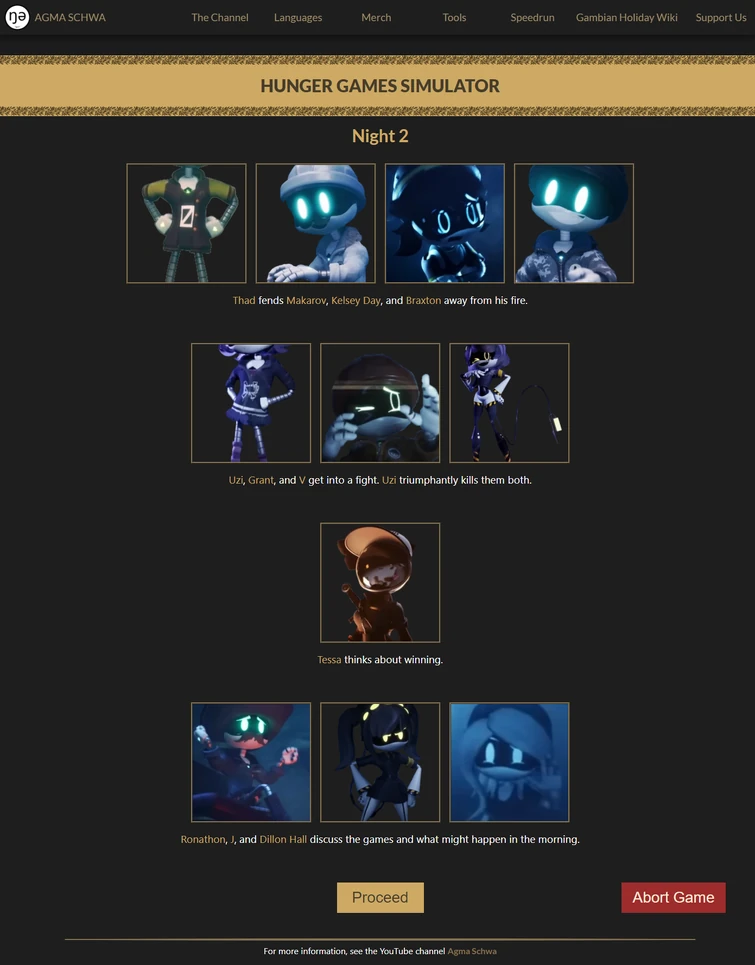 Murder Drones hunger games Round 2 | Fandom