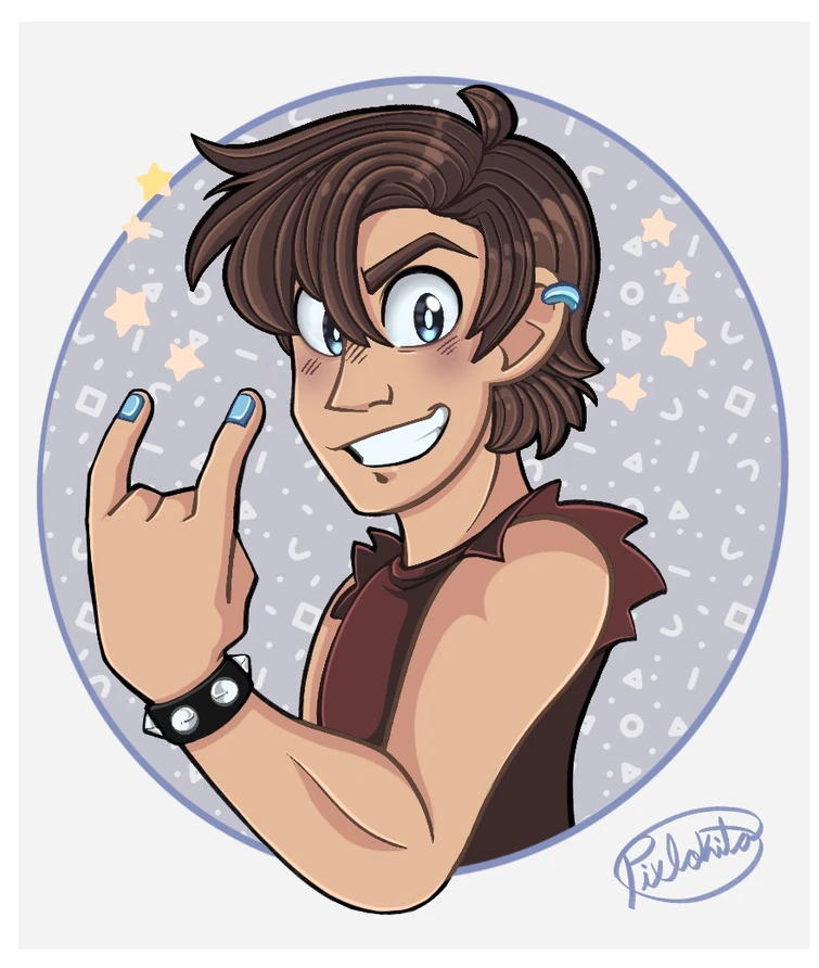 I knew I forgot to share it somewhere but here’s Glammike from my comic ...