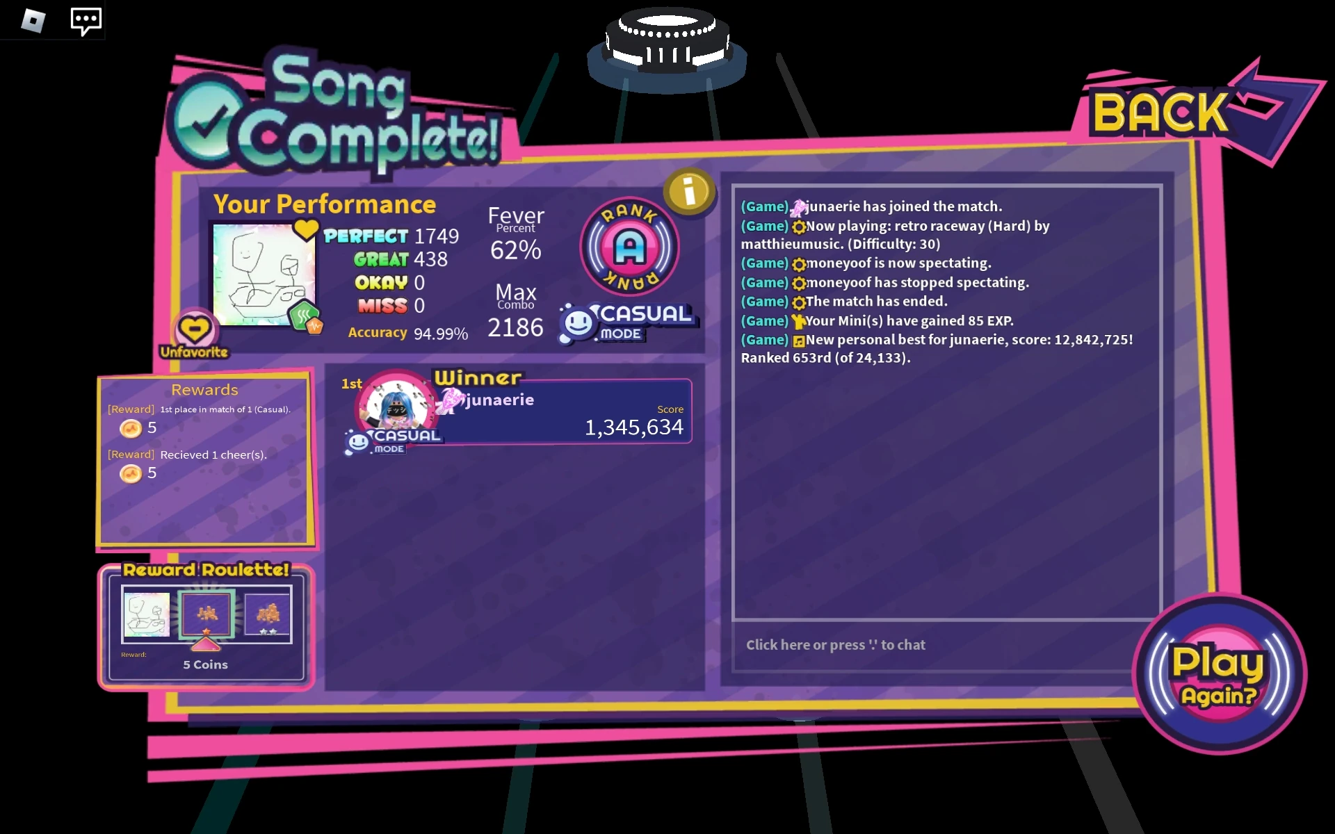 first difficulty 30 nomiss | Fandom