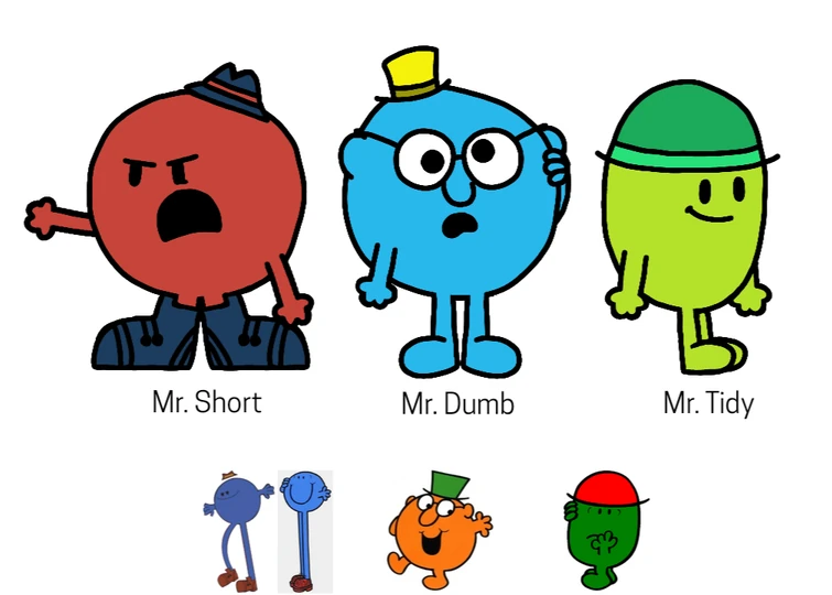 I made some opposites of some Mr. Men | Fandom