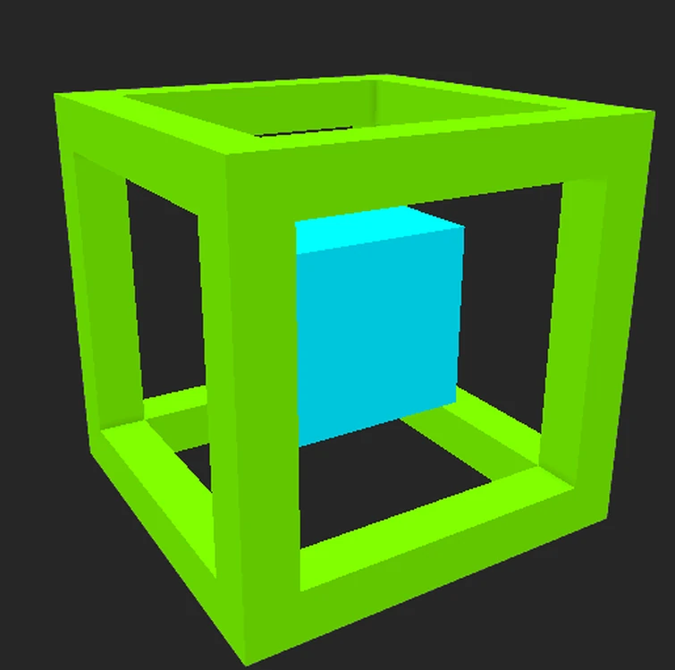 I made the first cube in 3D | Fandom