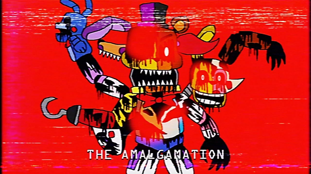 Here's my FNAF OC for this Halloween: The Amalgamation, a creepy mix of ...