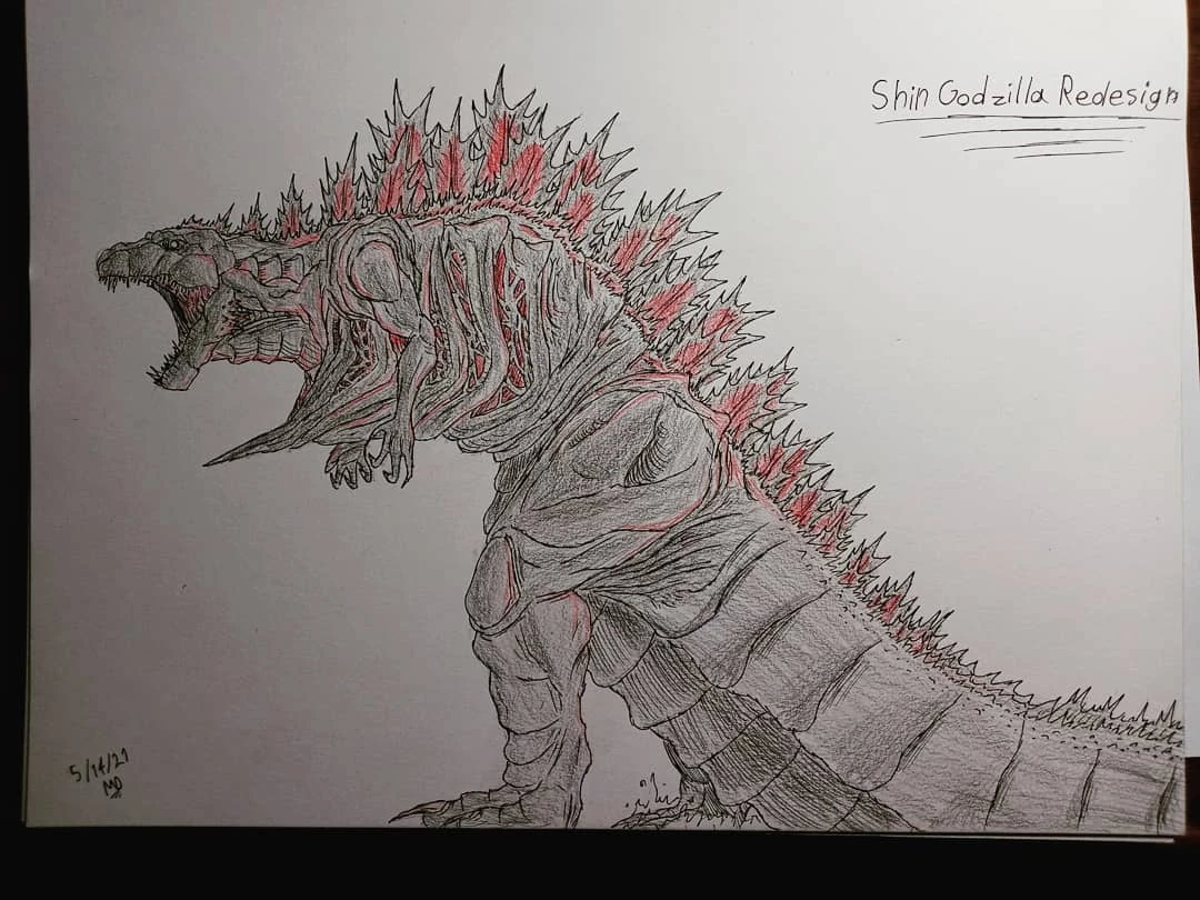 Shin Godzilla Drawing | Fandom