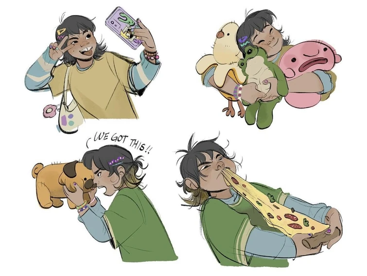 Concept arts of Grace Hsieh from Inside Out 2 | Fandom