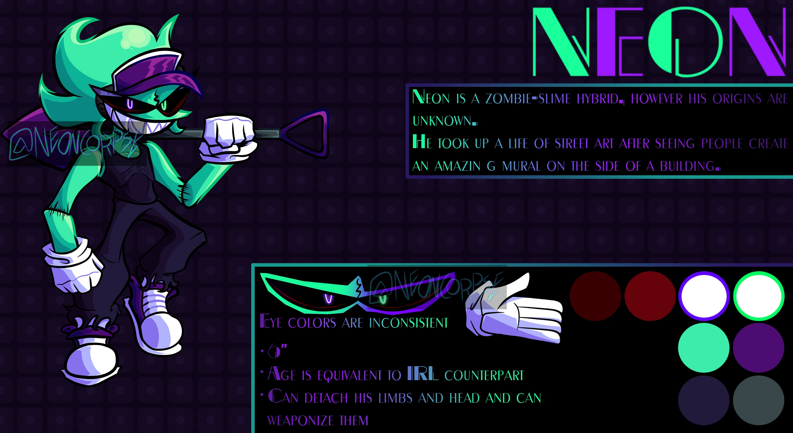 New Neon Ref Sheet | Fandom
