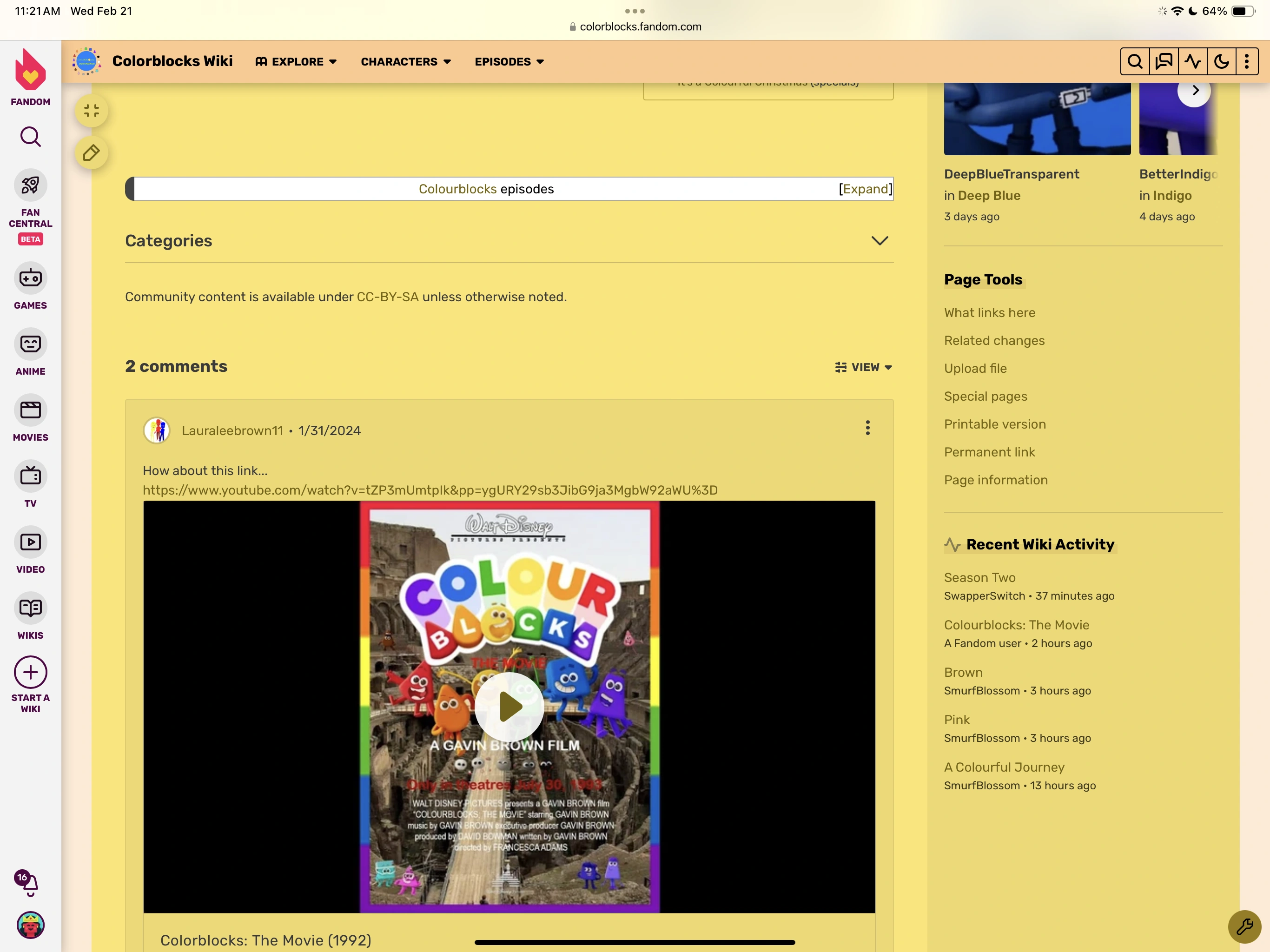 Ahh that might explain why Eieo put Colourblocks the Movie to Buzzflix ...