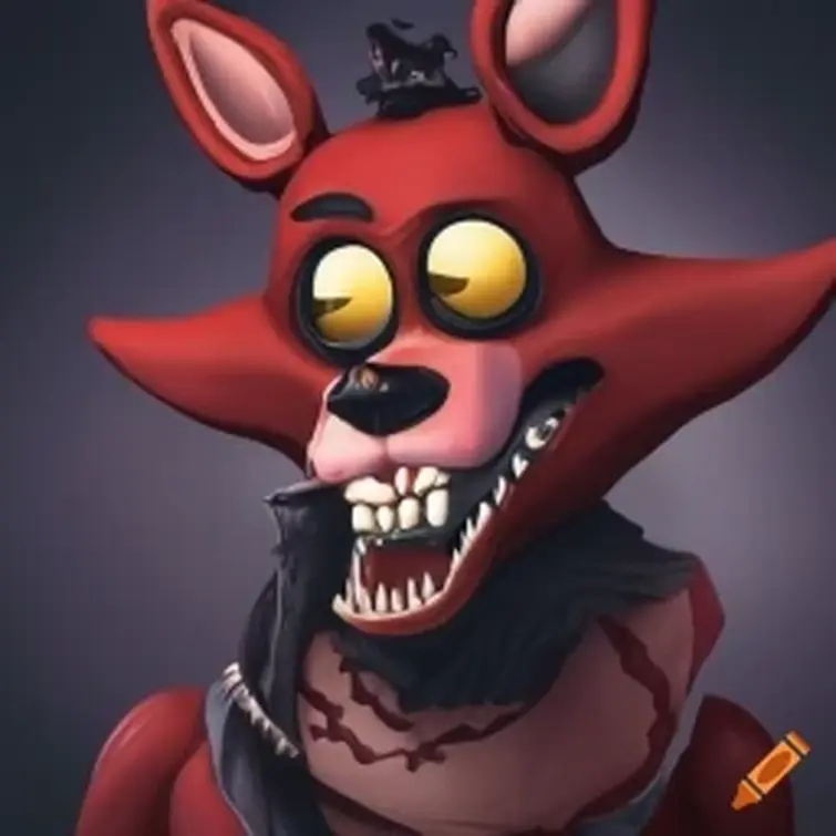 I asked an AI to generate images of Foxy and these were the results ...