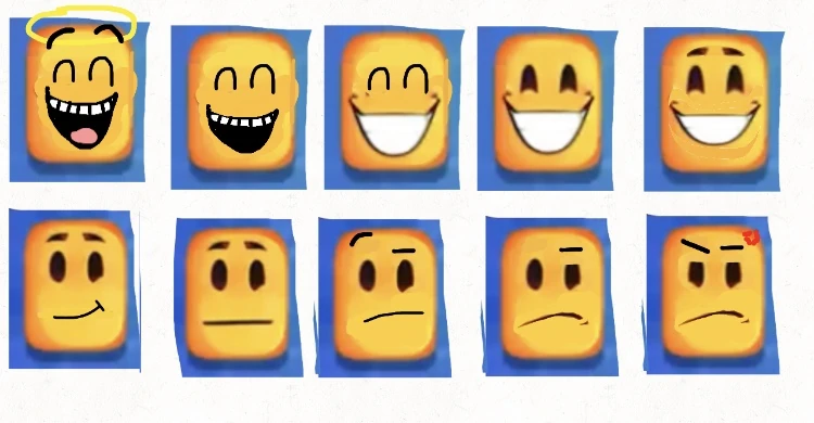 I made extended faces! | Fandom