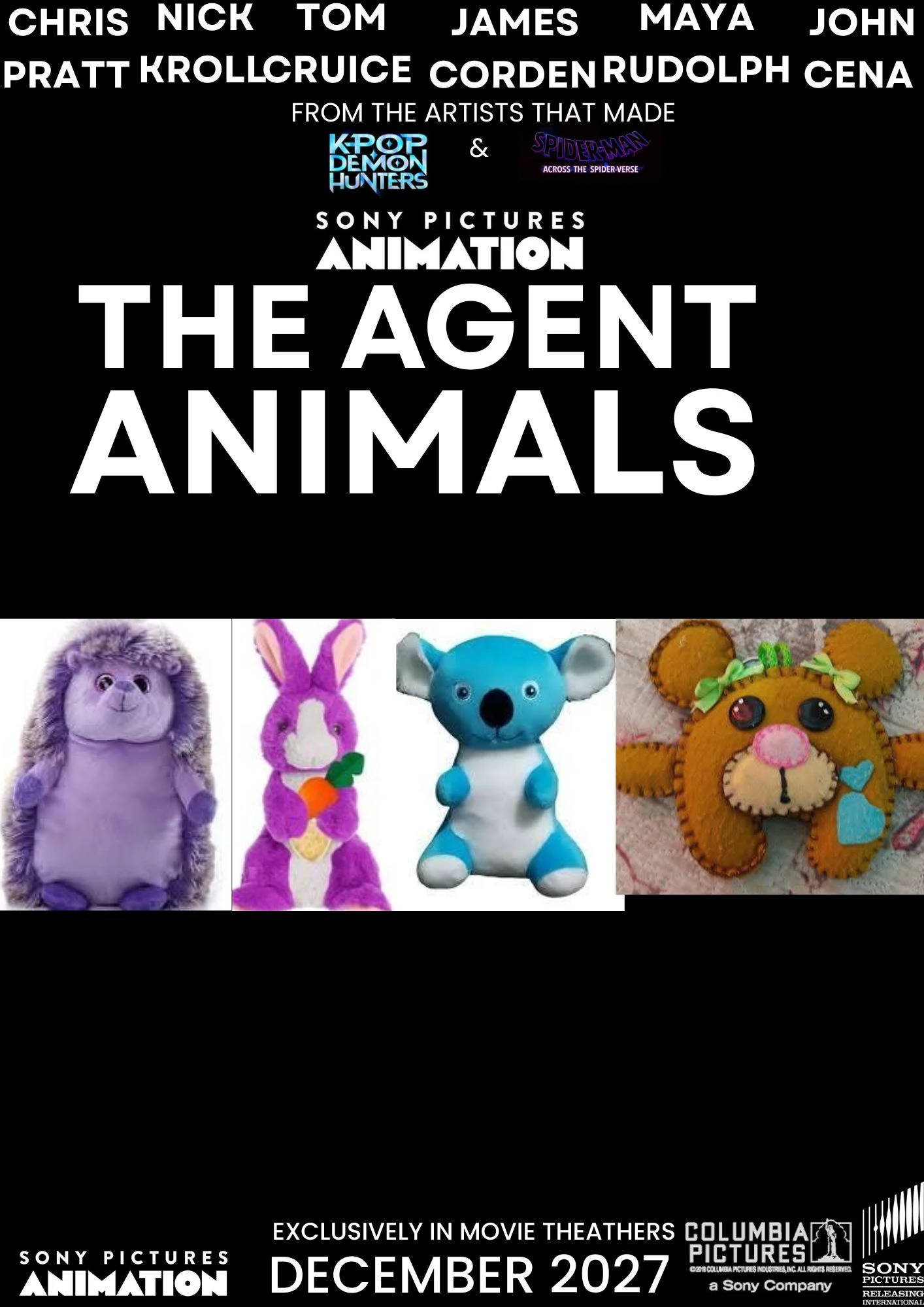 The Agent Animals Film 2027 Columbia Pictures Sony Pictures Animation ...