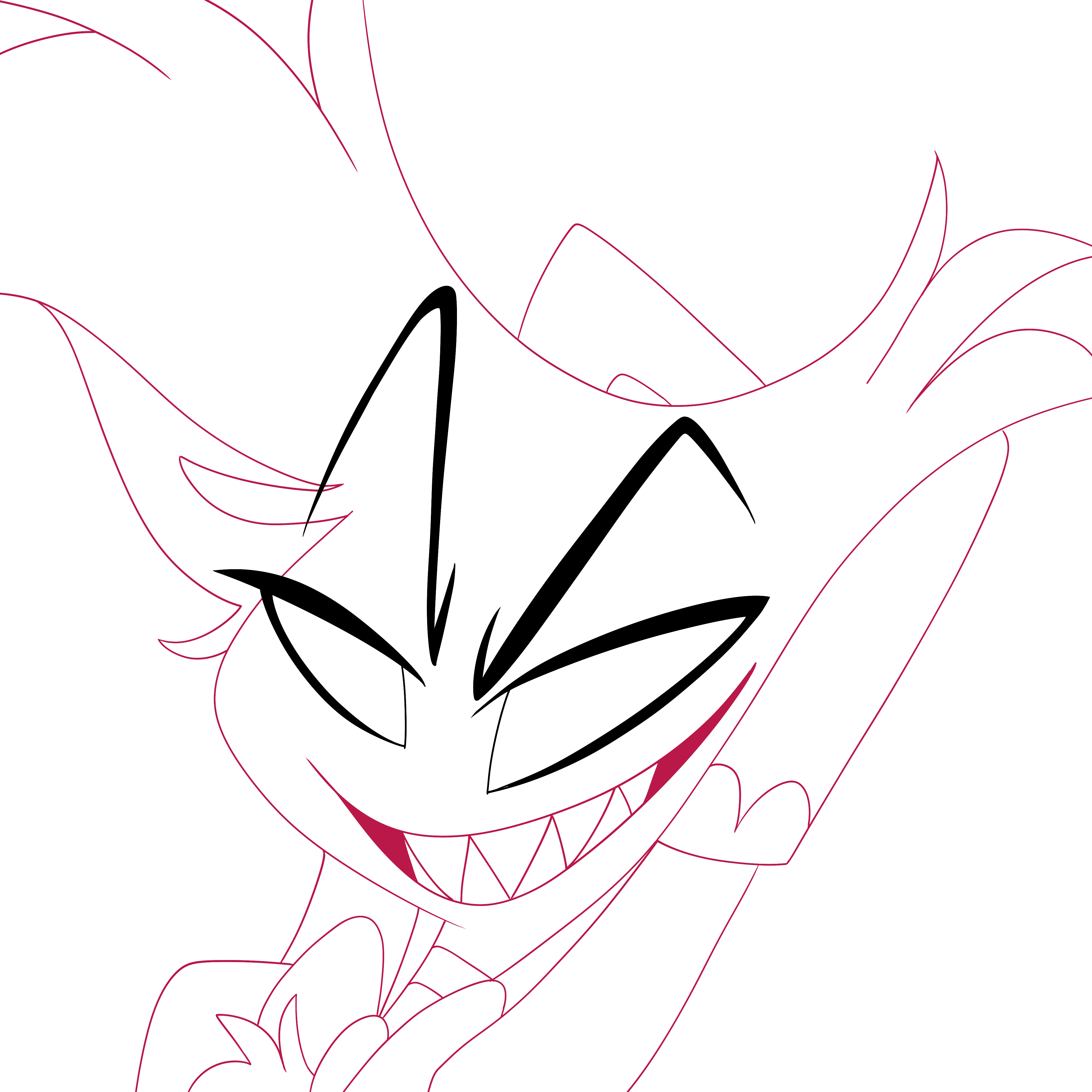 angel dust outline i made | Fandom