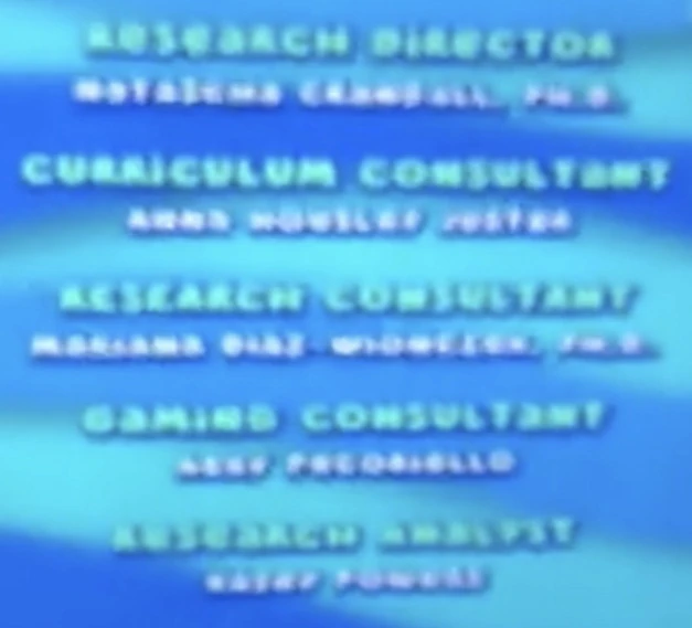 Non-USA Airings Uses Research Consultant In The End Credits. | Fandom