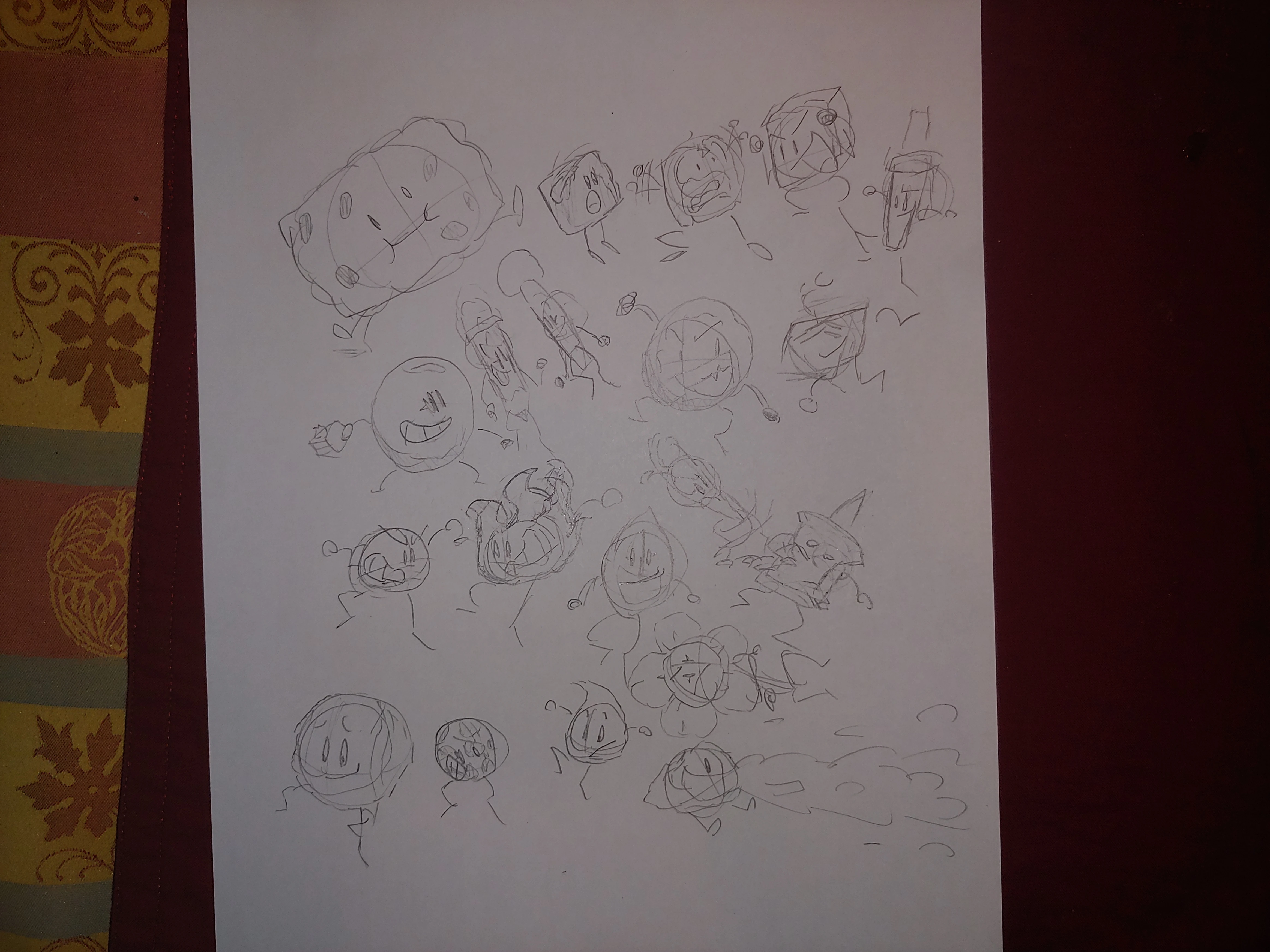 i tried to draw all 20 original contestants from memory and | Fandom