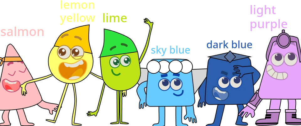 meet my colorblock ocs! | Fandom