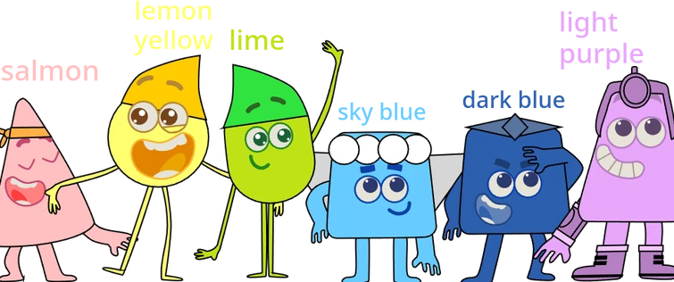 meet my colorblock ocs! | Fandom