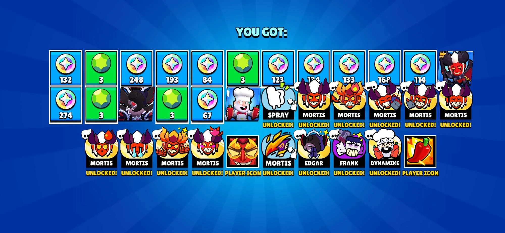 What i got from my boxes on all my accounts | Fandom