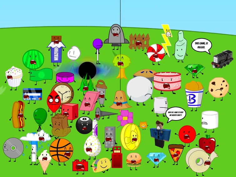 Someone vandalised the BFDIA 1 page | Fandom