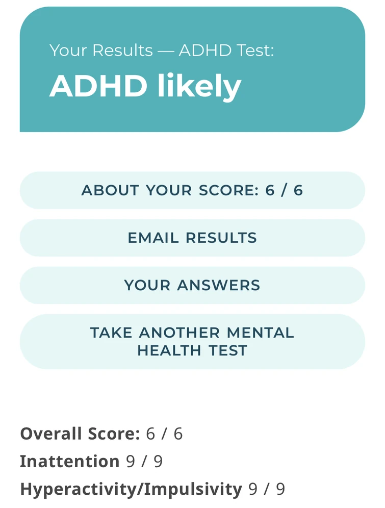 i LOVE taking adhd tests | Fandom