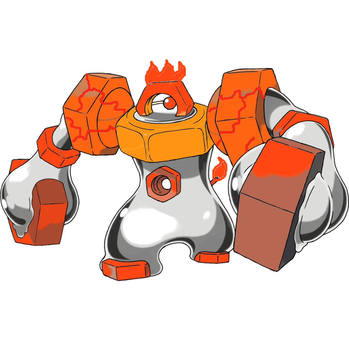 Fakemon - Melmetal Fire Type | Fandom