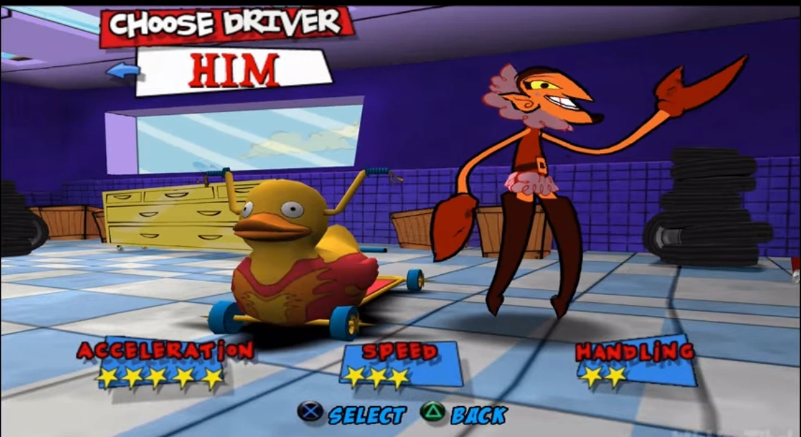 Him in Cartoon Network racing | Fandom