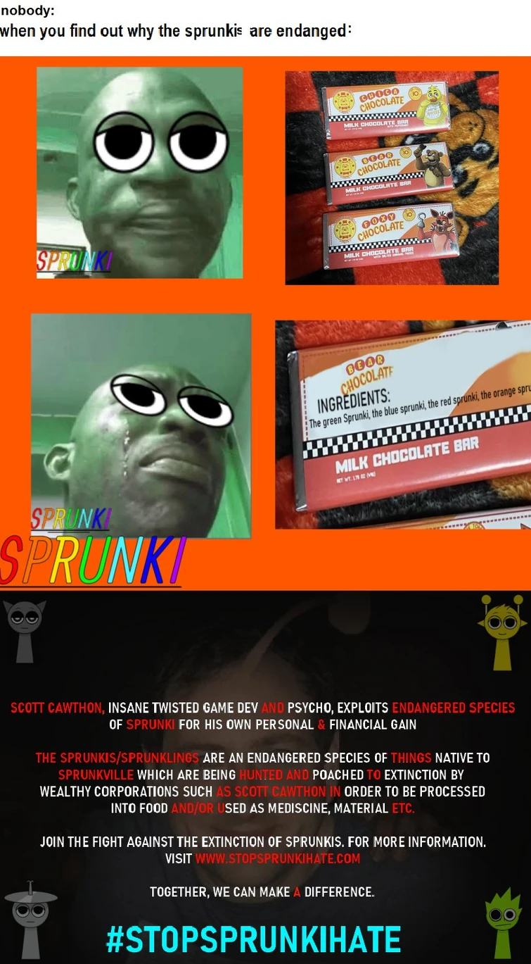 GUYS. GIMME YOUR FAVORITE CURSED SPRUNKI MEMES/IMAGES THAT I CAN STEAL ...